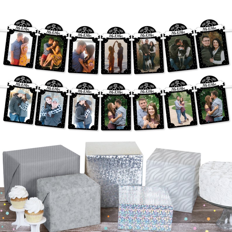 Mr. and Mrs. DIY Black and White Wedding or Bridal Shower - Etsy