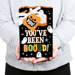 You've Been Booed - Ghost Halloween Party Favor Boxes - Set of 12 - Etsy