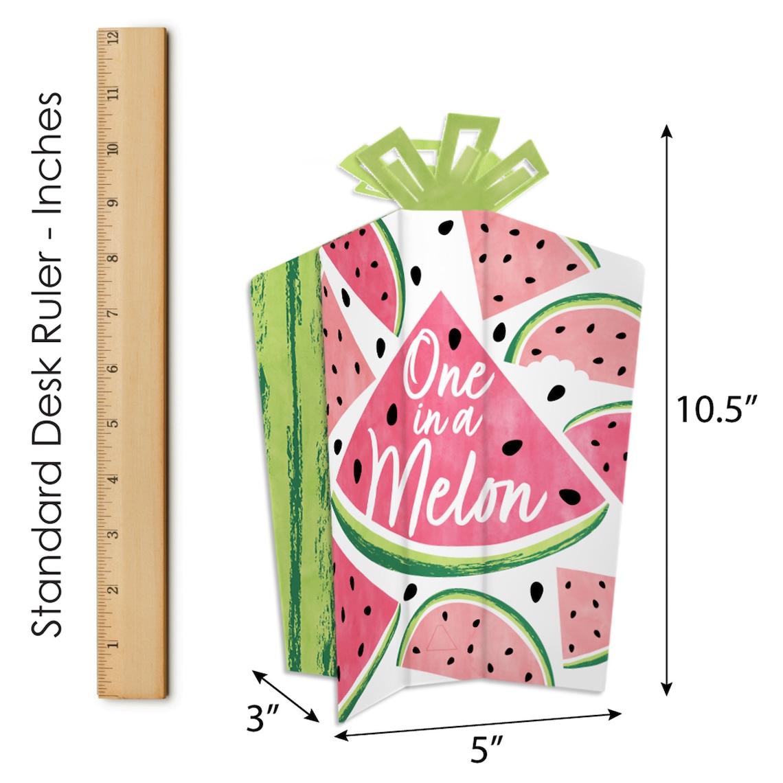 Sweet Watermelon Table Decorations Fruit Party Fold and - Etsy