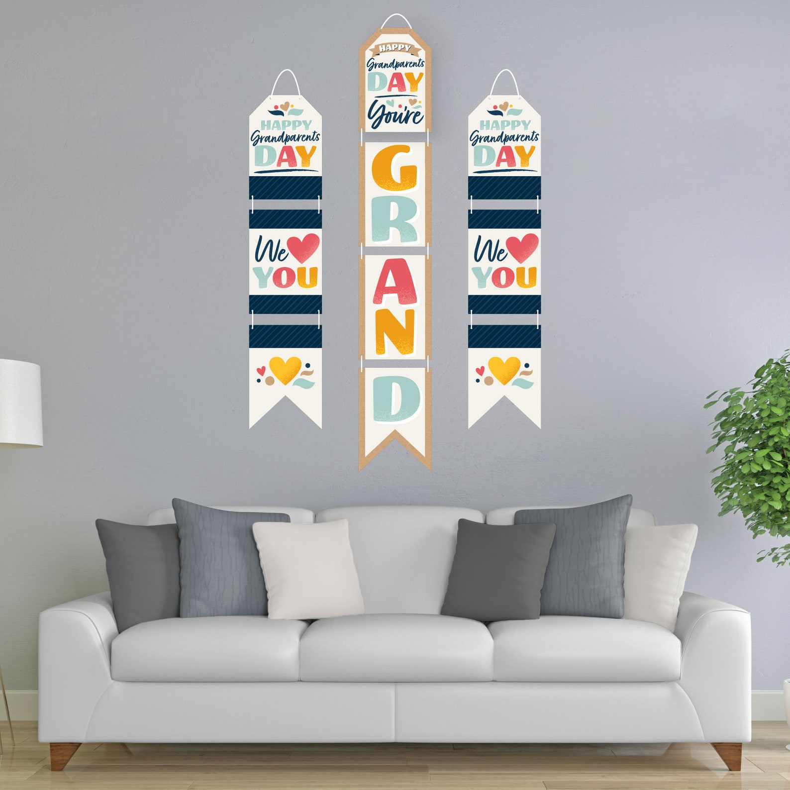 Happy Grandparents Day Hanging Vertical Paper Door Banners - Etsy