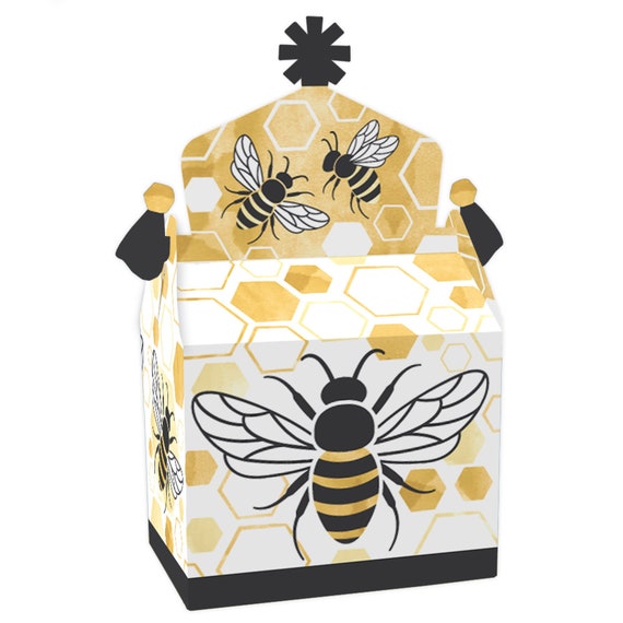 Little Bumblebee - Treat Box Party Favors - Bee Baby Shower or Birthday ...