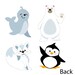 Arctic Polar Animals DIY Decorations Party Essentials Winter Birthday ...
