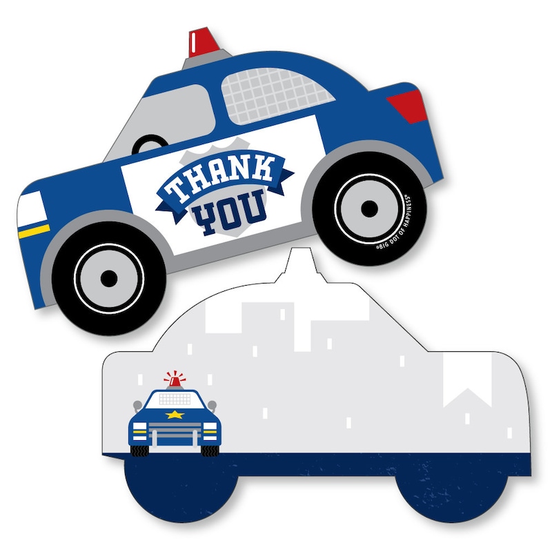 Police Thank You Cards - Etsy
