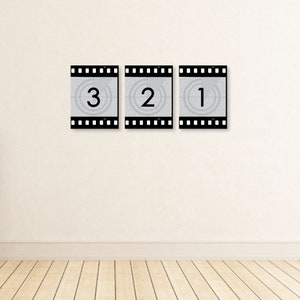 Movie - Hollywood Film Wall Art and Home Theater Room Decor - 7.5 X 10 ...