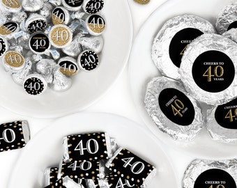 40th Birthday Candy Favor - Etsy