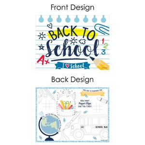 Back to School - Paper First Day of School Classroom Decorations ...