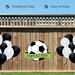 Soccer School Spirit Personalized Senior Night or Graduation Party Wall ...