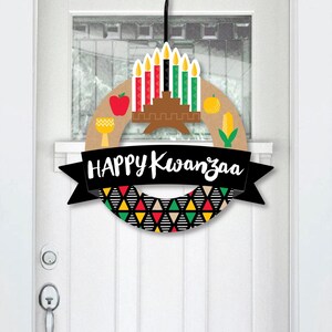 Happy Kwanzaa - Outdoor African Heritage Holiday Party Decor - Front ...