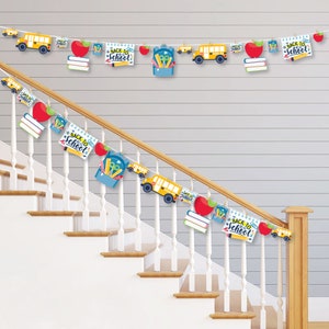 Back to School - First Day of School Classroom DIY Decorations ...