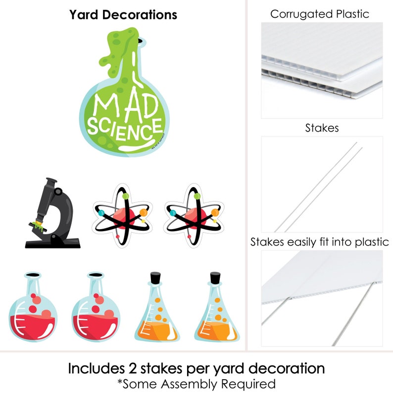 Scientist Lab Yard Sign and Outdoor Lawn Decorations Mad - Etsy