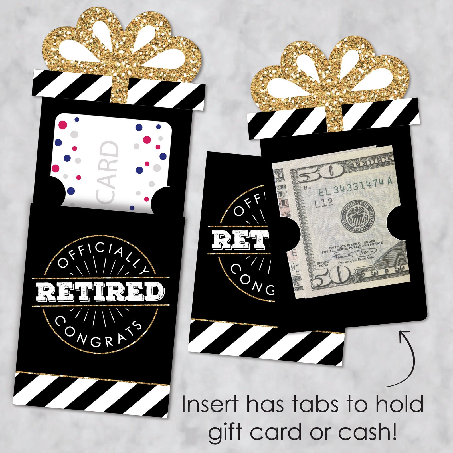 Happy Retirement - Retirement Party Money and Gift Card Sleeves - Nifty ...
