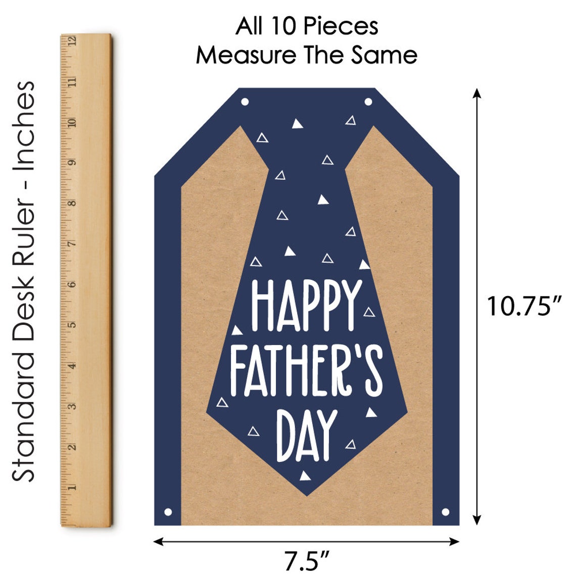 My Dad is Rad - Hanging Vertical Paper Door Banners - Father's Day ...