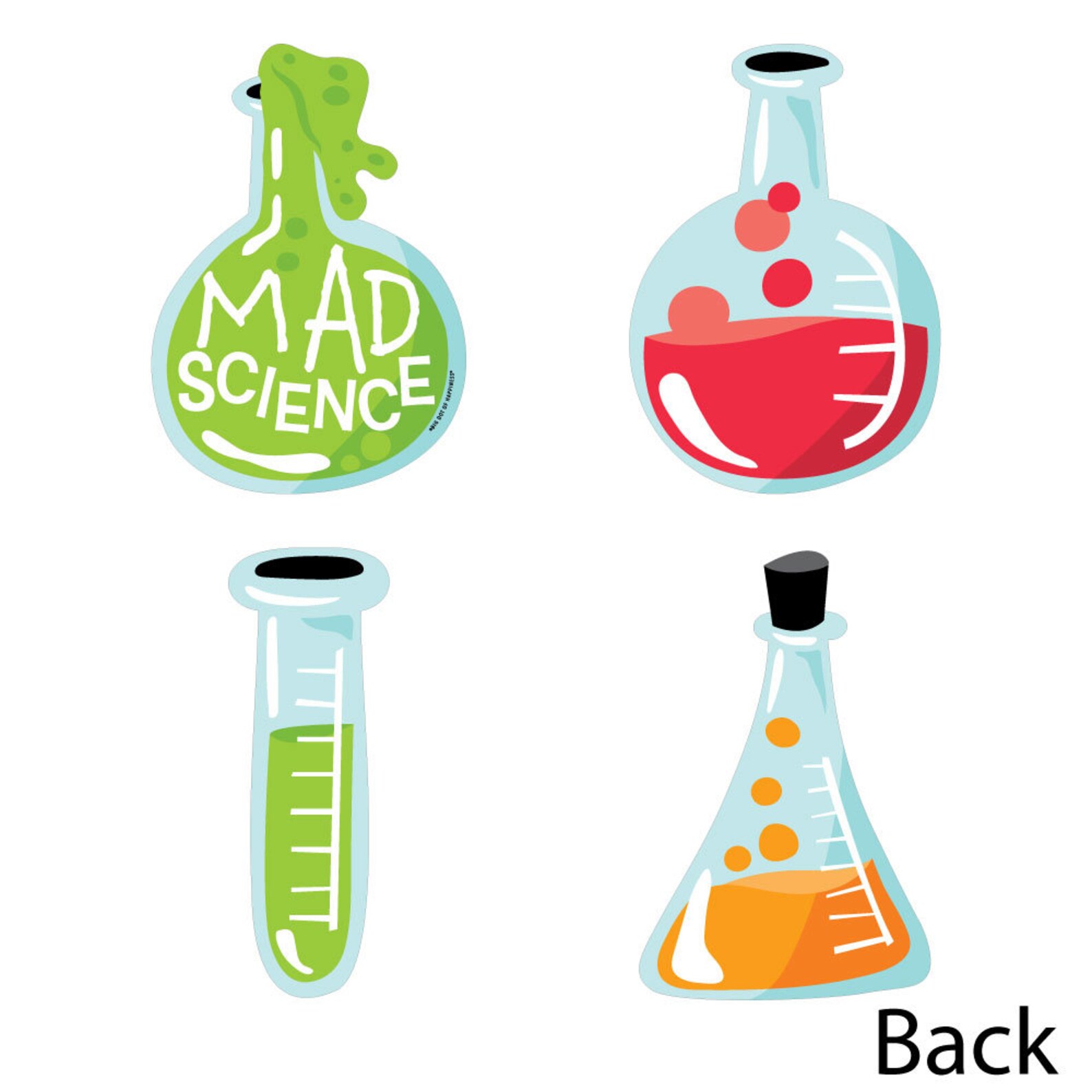 Scientist Lab Beaker Test Tube Decorations DIY Mad Science | Etsy