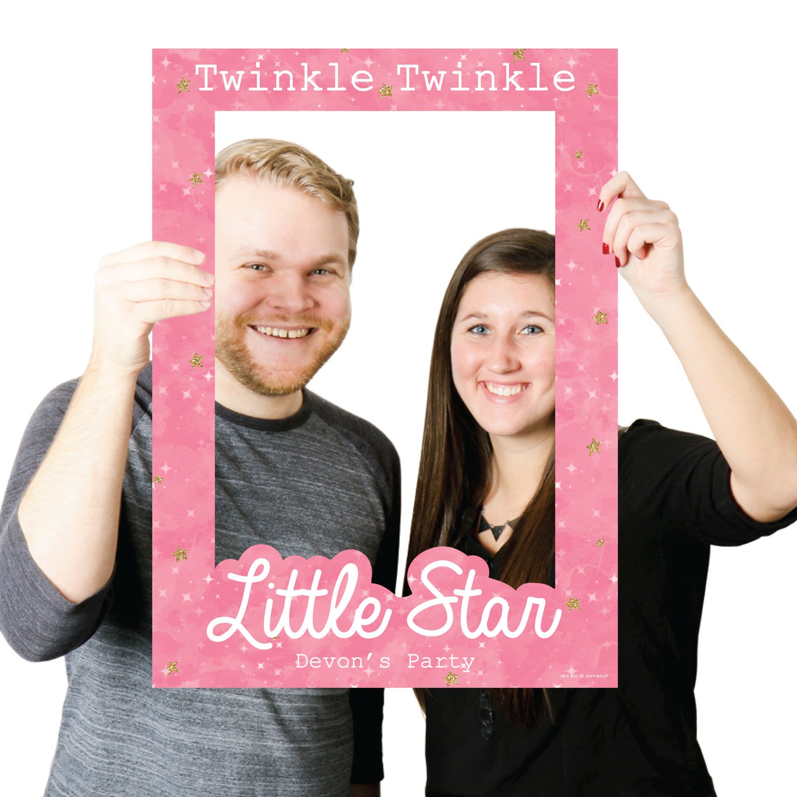 Pink Twinkle Twinkle Little Star Personalized Birthday or - Etsy