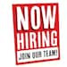 Now Hiring Sign Business Decorations Printed on Sturdy Plastic Material ...