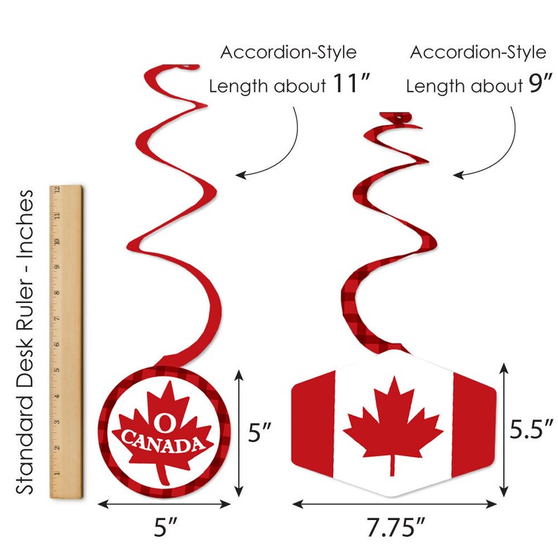 Canada Day - Hanging Party Supplies - Canadian Party Paper Party ...