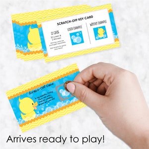 Ducky Duck - Scratch off Games - Ducky Duck - Baby Shower or Birthday ...