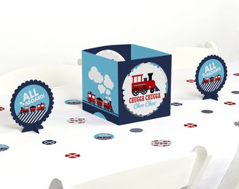 Railroad Party Crossing Centerpiece & Table Decoration Kit - Etsy