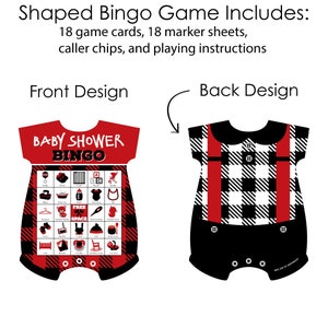 Lumberjack - Channel the Flannel - Picture Bingo Cards and Markers ...