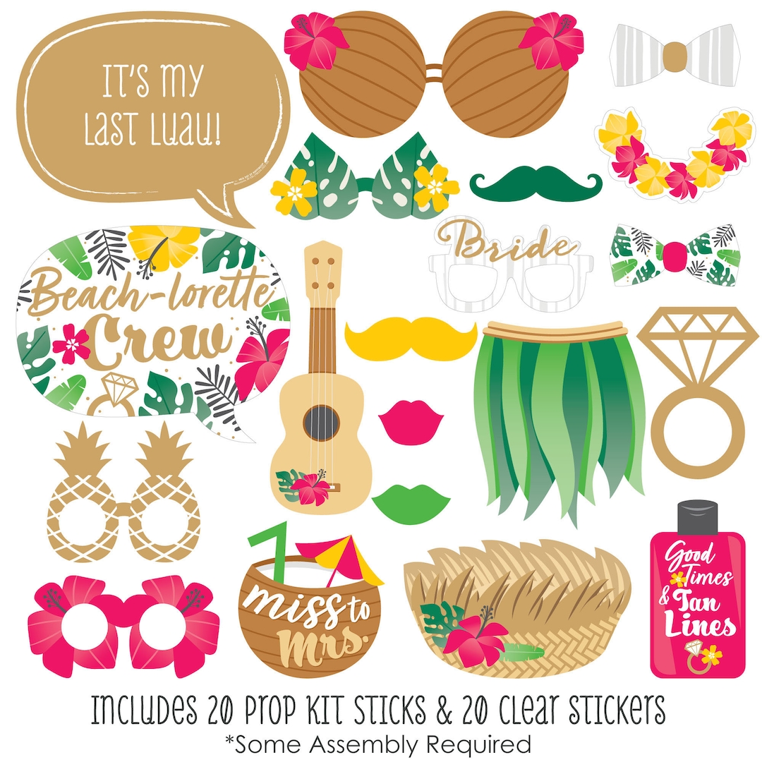 Last Luau Personalized Tropical Bachelorette Party and - Etsy