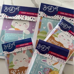 Spring Easter Bunny - Bingo Cards and Markers - Happy Easter Party ...