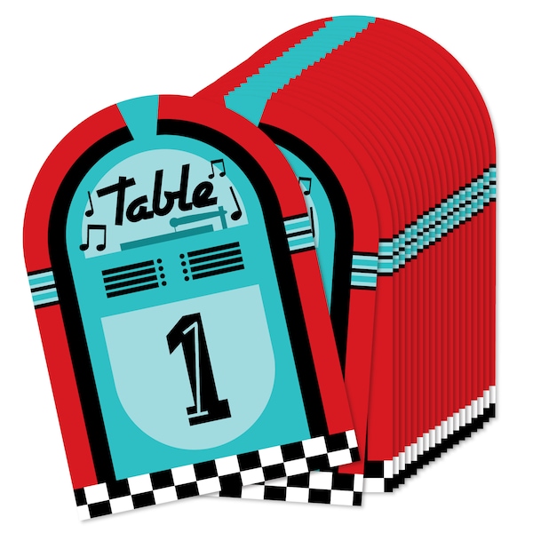 1950s Table Numbers - Etsy