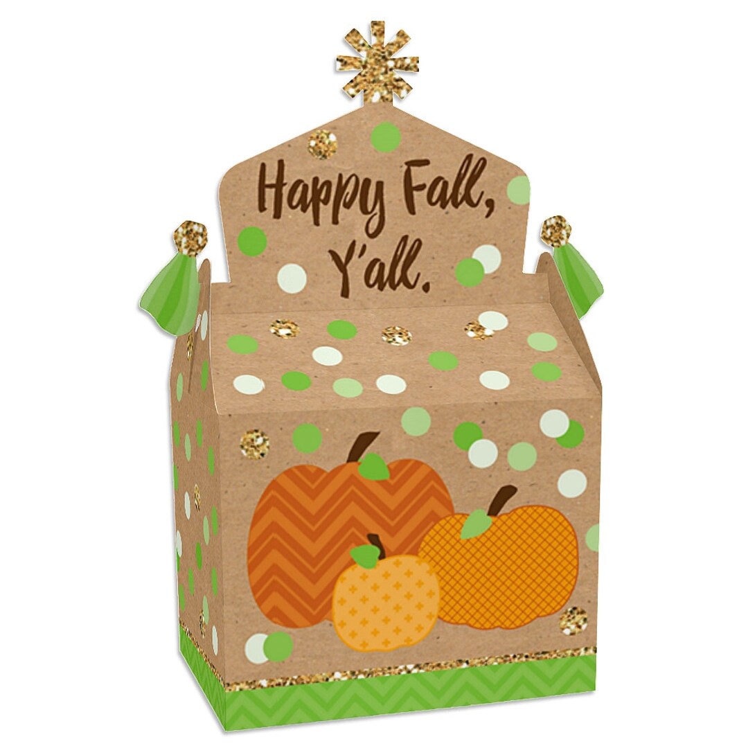 Pumpkin Patch - Treat Box Party Favors - Fall, Halloween, or ...