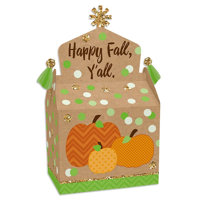 Pumpkin Patch Treat Box Party Favors Fall Halloween or - Etsy