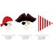 Pirate DIY Shaped Cut Outs Beware of Pirates Birthday - Etsy