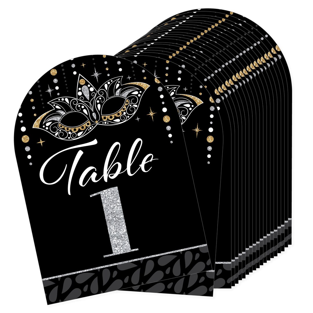 Masquerade - Venetian Mask Party Double-sided 5 X 7 Inches Cards ...