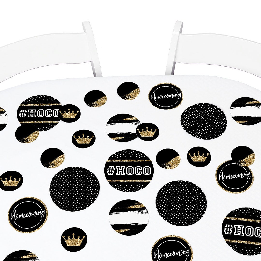 HOCO Dance - Giant Circle Confetti - High School or College Homecoming ...