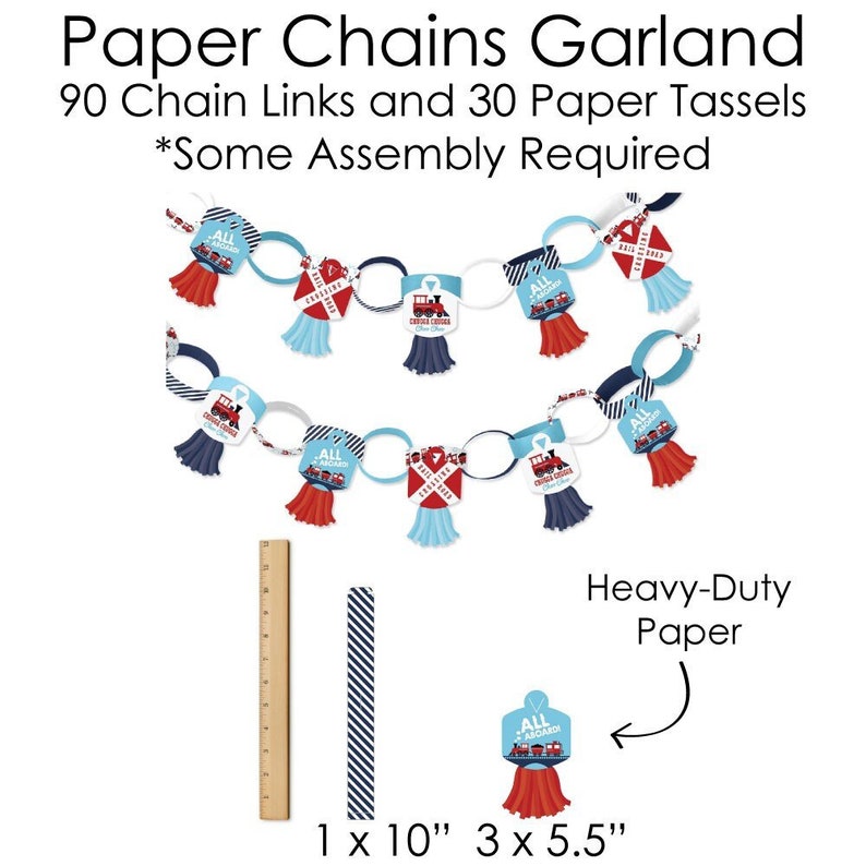 Railroad Party Crossing Banner and Photo Booth Decorations | Etsy