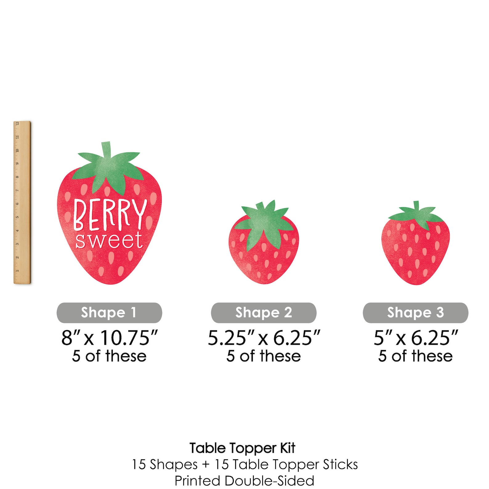 Berry Sweet Strawberry Fruit Themed Birthday Party or Baby - Etsy