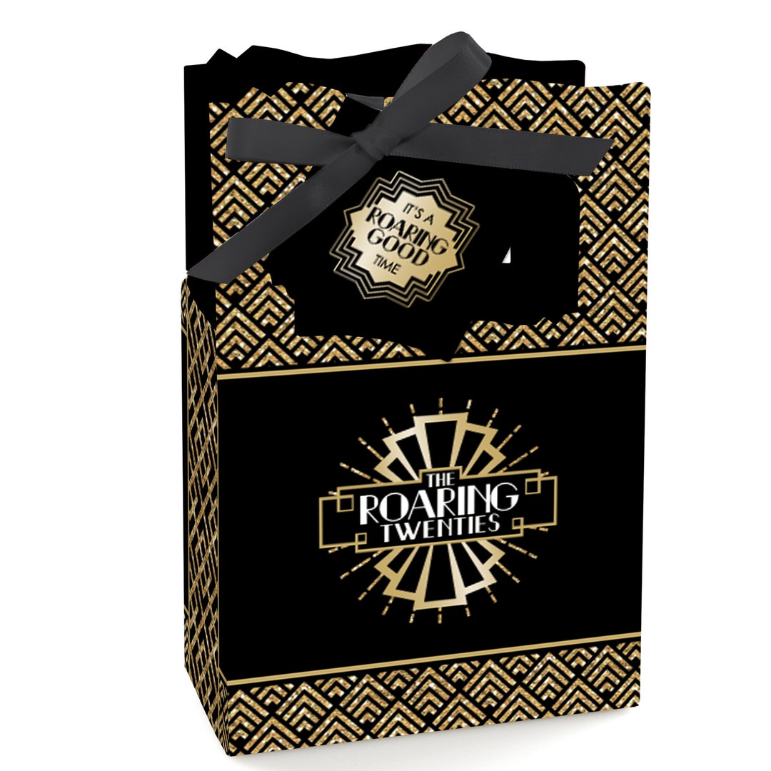 Roaring 20's - 1920s Art Deco Jazz Party Favor Boxes - Set of 12 - Etsy