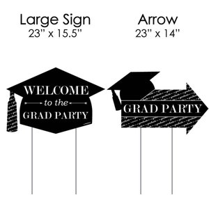 Graduation Cheers 2 Graduation Party Arrows and 1 Welcome / - Etsy
