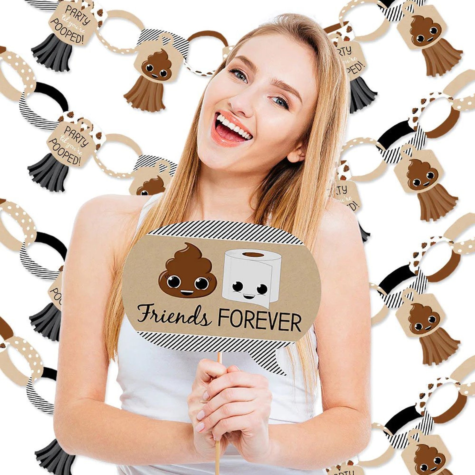 Party til Youre Pooped Banner and Photo Booth Decorations - Etsy