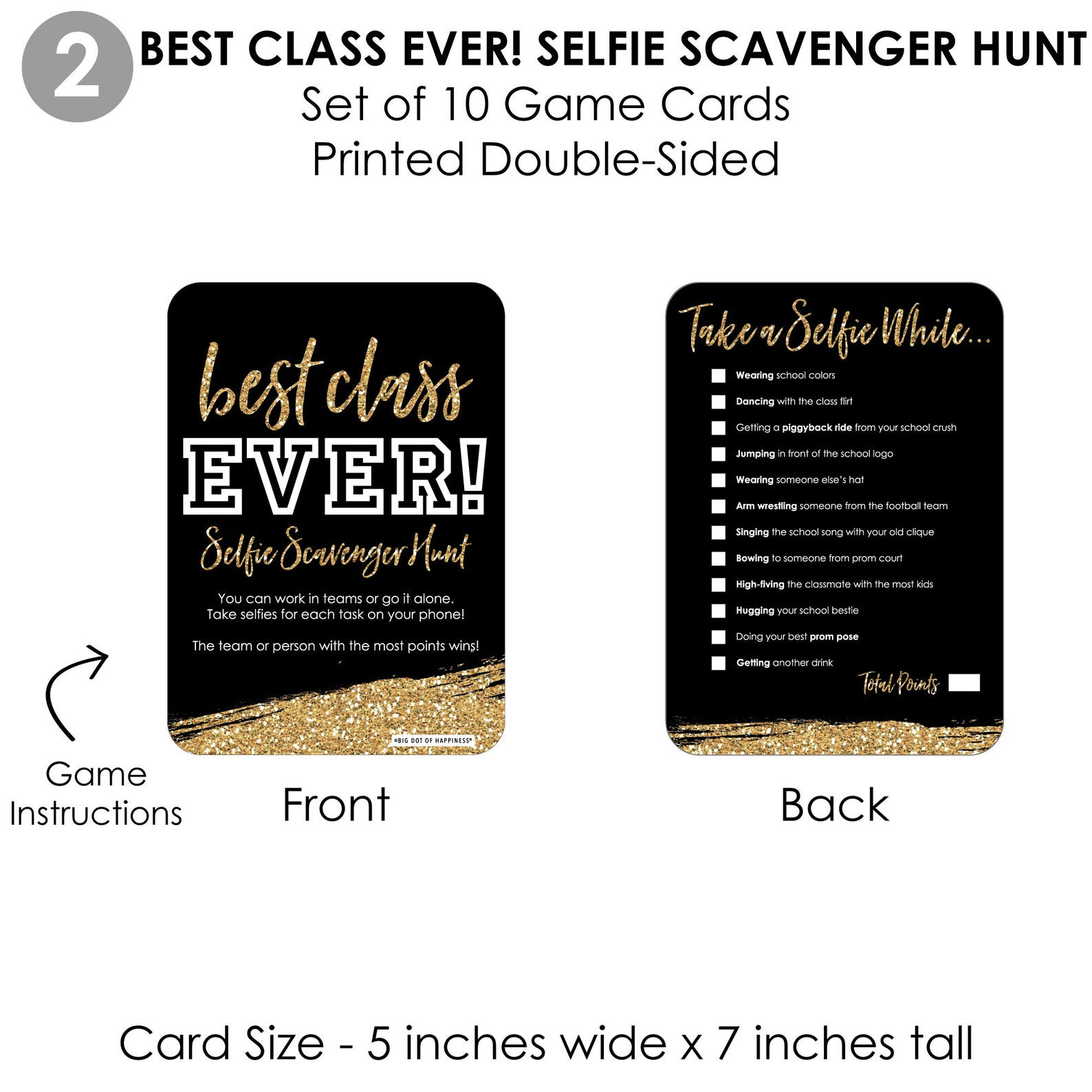 Reunited 4 School Class Reunion Party Games 10 Cards Each - Etsy