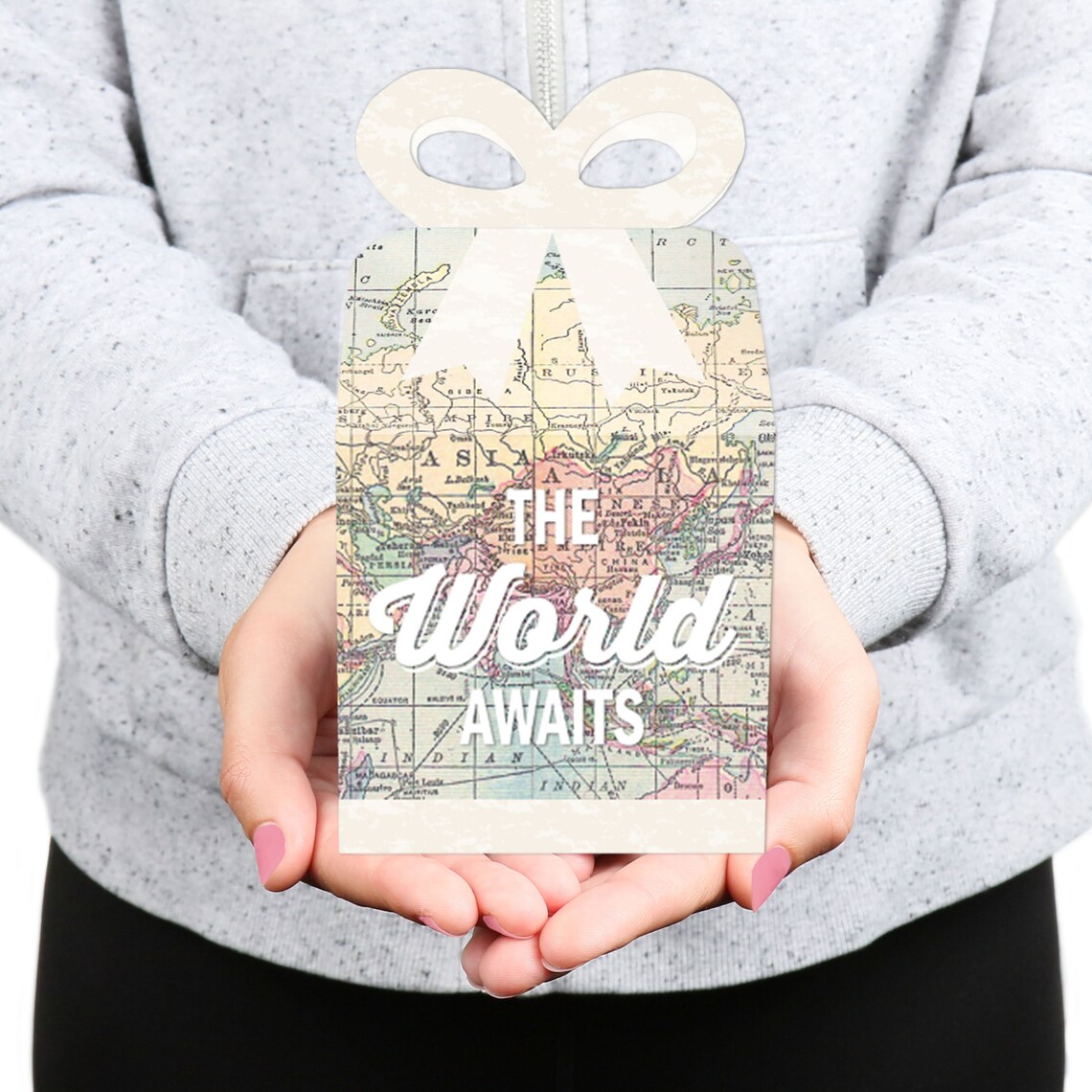 World Awaits Square Favor Gift Boxes Travel Themed Party - Etsy