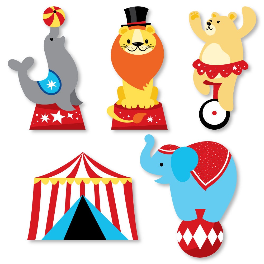 Carnival Step Right up Circus DIY Shaped Carnival Themed - Etsy