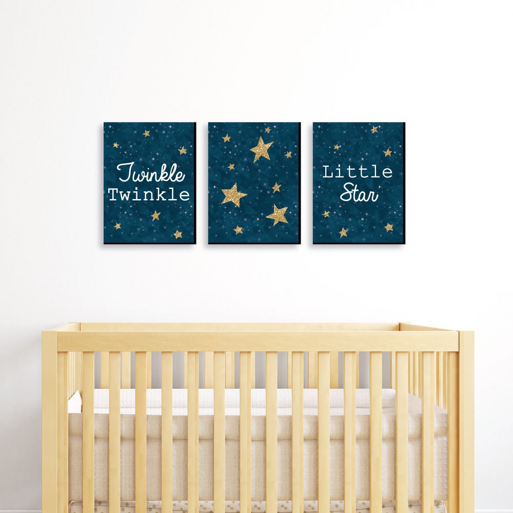 Twinkle Twinkle Little Star - Kids Room, Nursery & Home Décor - 7.5” X ...