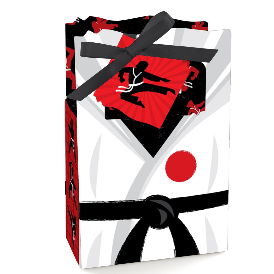 Karate Master - Martial Arts Birthday Party Favor Boxes - Set of 12 - Etsy