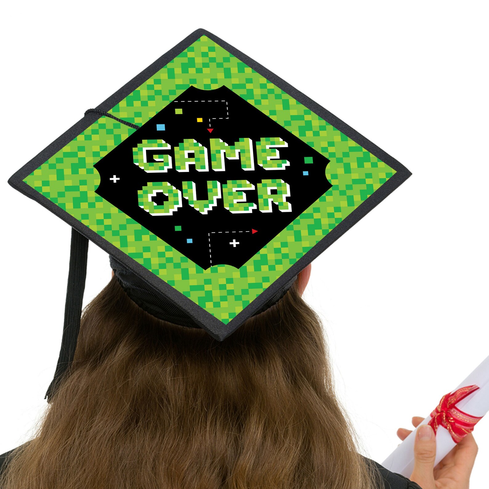 Game Over Video Game Graduation Cap Decorations Kit Grad - Etsy
