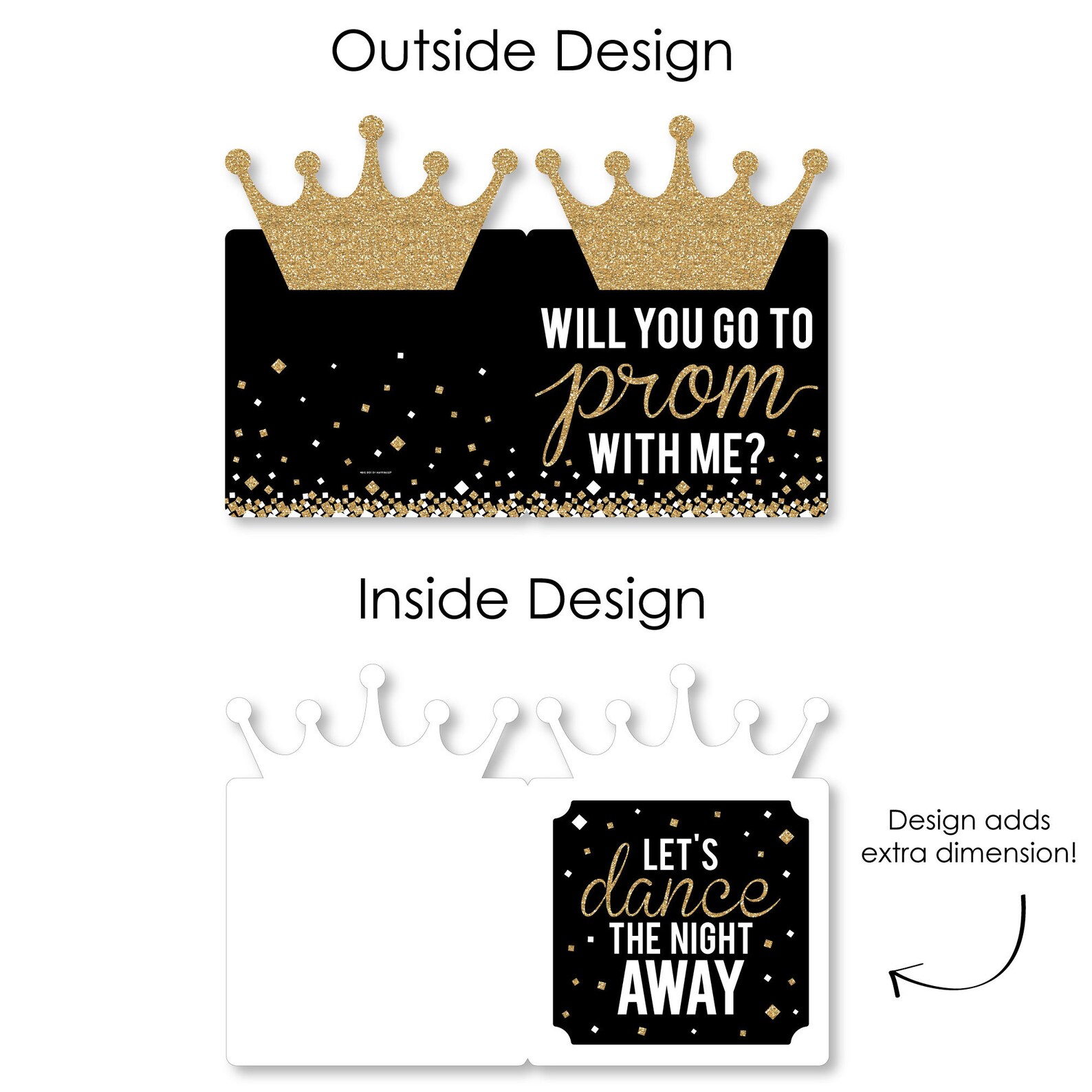 Promposal Prom Proposal Giant Greeting Card Big Shaped - Etsy