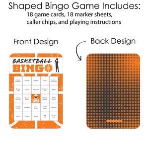 Basketball - Let the Madness Begin - Bar Bingo Cards and Markers ...
