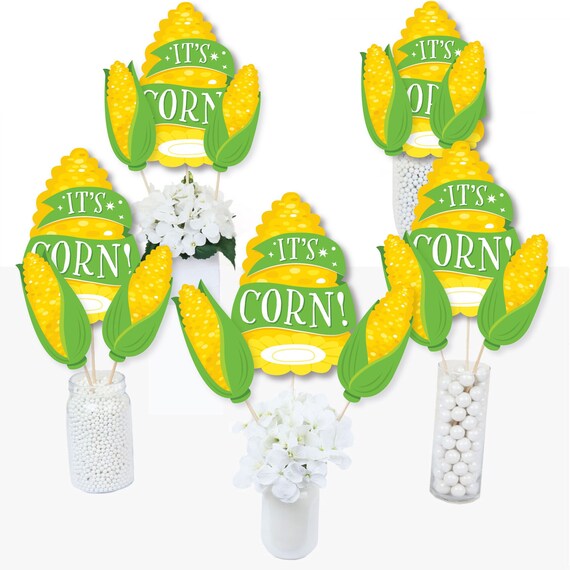 It's Corn - Fall Harvest Party Centerpiece Sticks - Table Toppers - Set ...