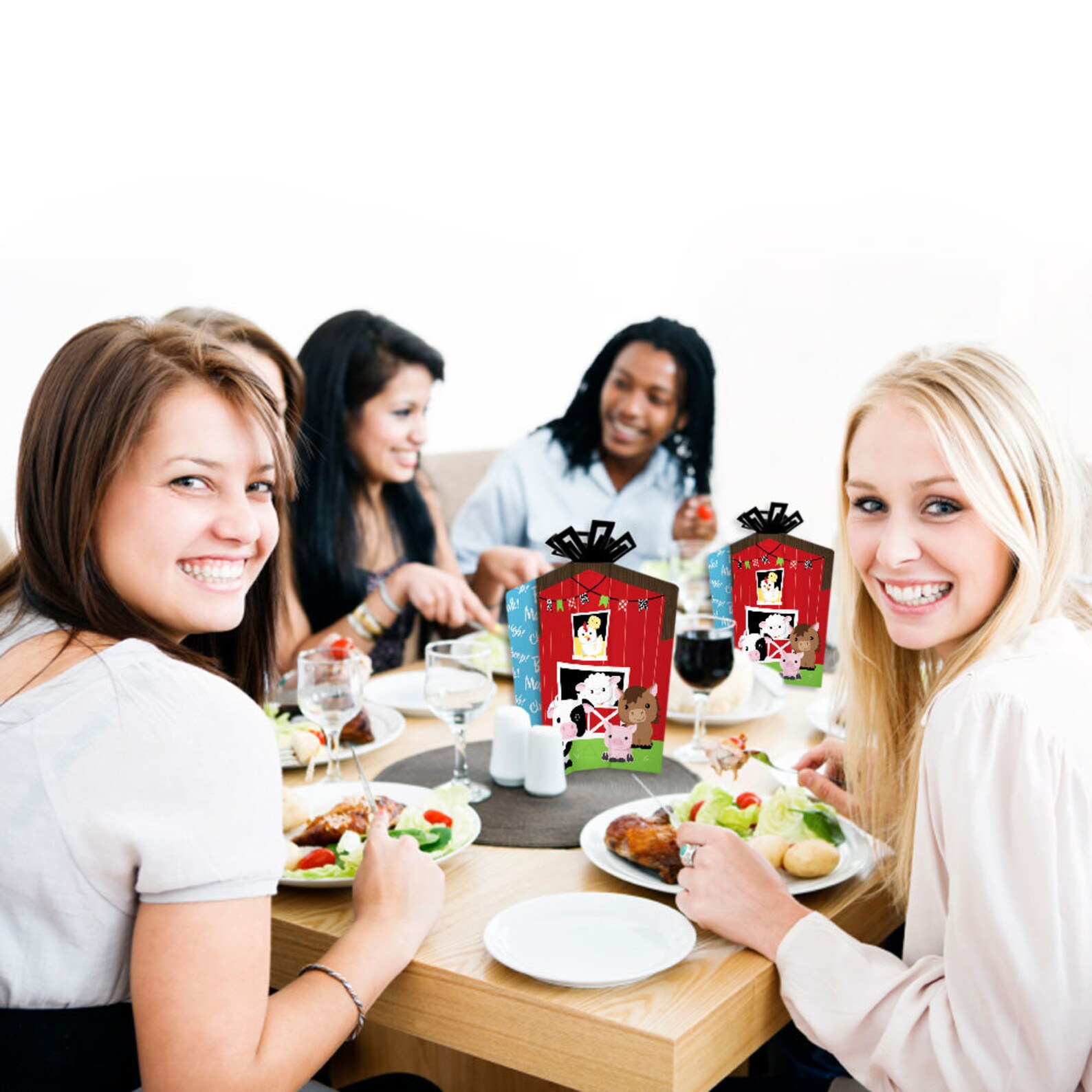 Farm Animals Table Decorations Barnyard Baby Shower or - Etsy