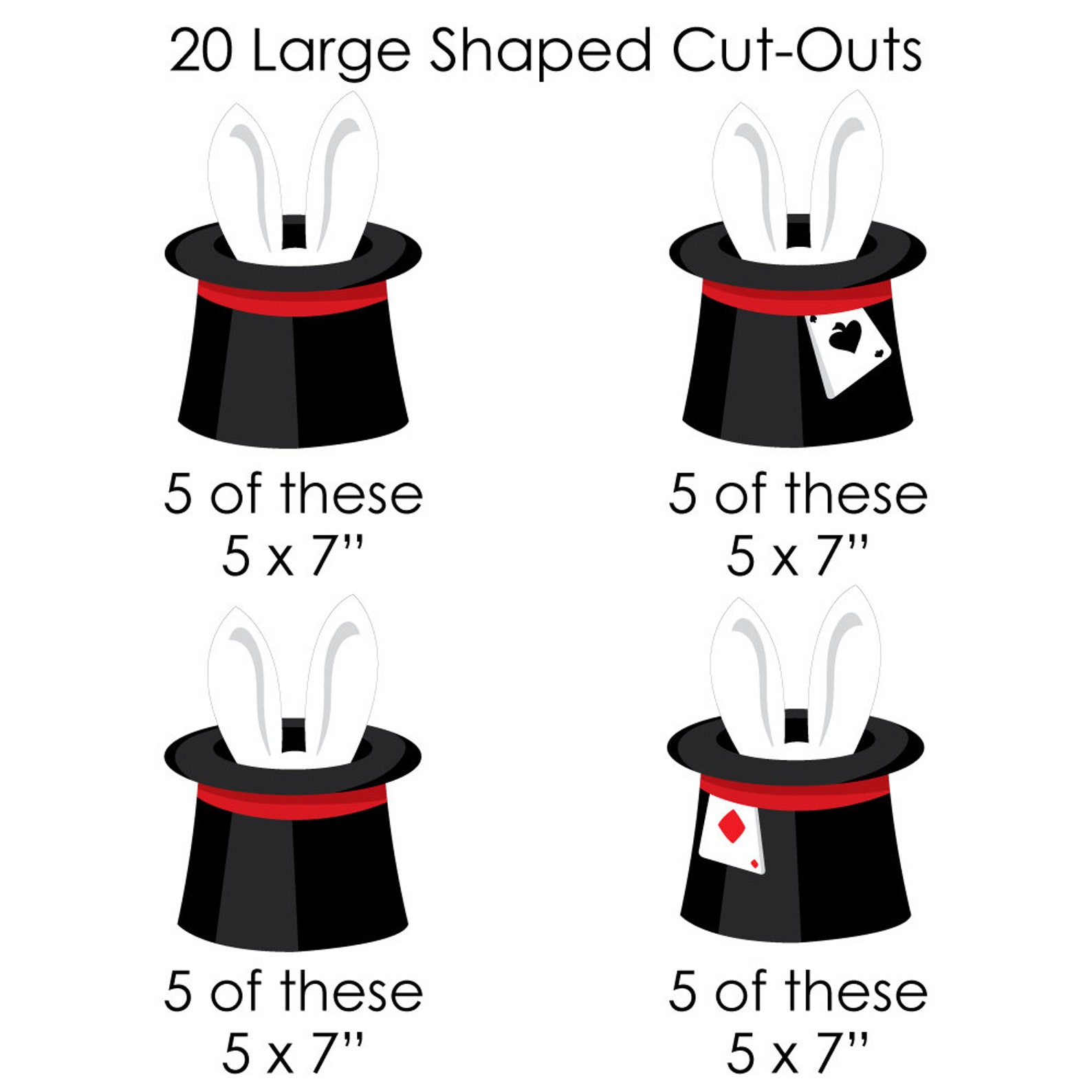 Ta-Da Magic Show Magical Birthday Party DIY Decorations | Etsy