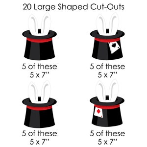 Ta-da, Magic Show - Magical Birthday Party DIY Decorations - Clothespin ...