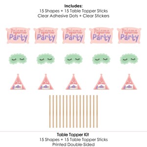 Pajama Slumber Party - Girls Sleepover Birthday Party Centerpiece ...