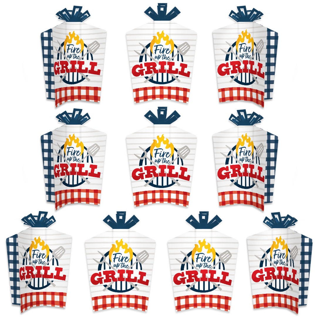 Fire up the Grill - Table Decorations - Summer BBQ Picnic Party Fold ...